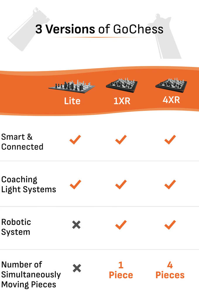 What type of GoChess Versions are there and what are the differences ...